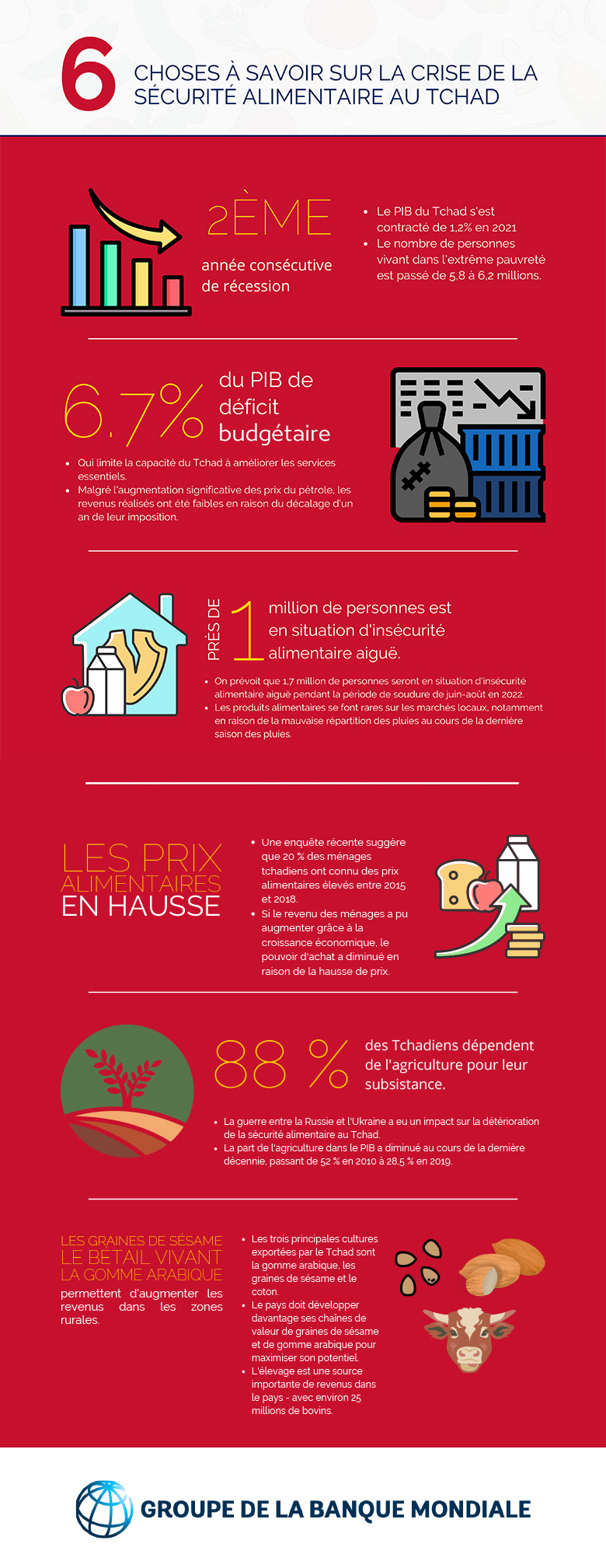 6 choses à savoir sur la crise de la sécurité alimentaire au Tchad