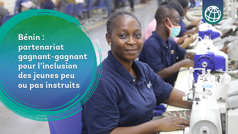 Bénin : partenariat gagnant-gagnant pour l’inclusion des jeunes peu ou pas instruits